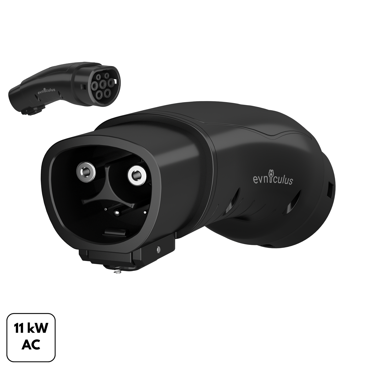 NACS to Type 2 AC Adapter (up to 11 kW) | EVniculus