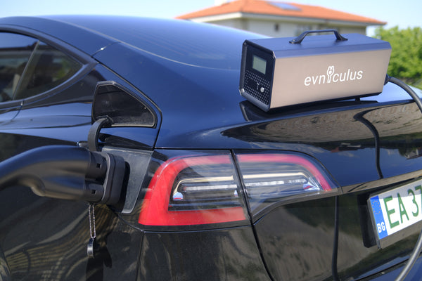 Tesla V2L Discharger 7 kW CCS2 with CEE 32A | Evniculus